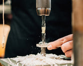 PUMA XP pig sticker 13, interceptor knife, brown Pakkawood, leather ...