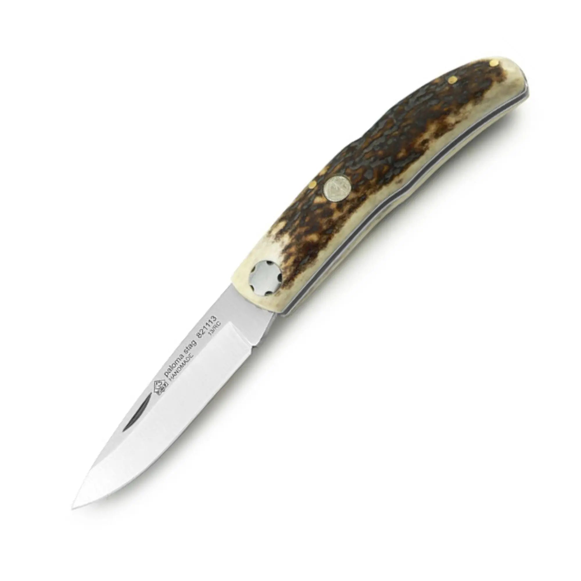 PUMA IP Paloma Stag – Elegant hunting pocket knife with staghorn handle ...